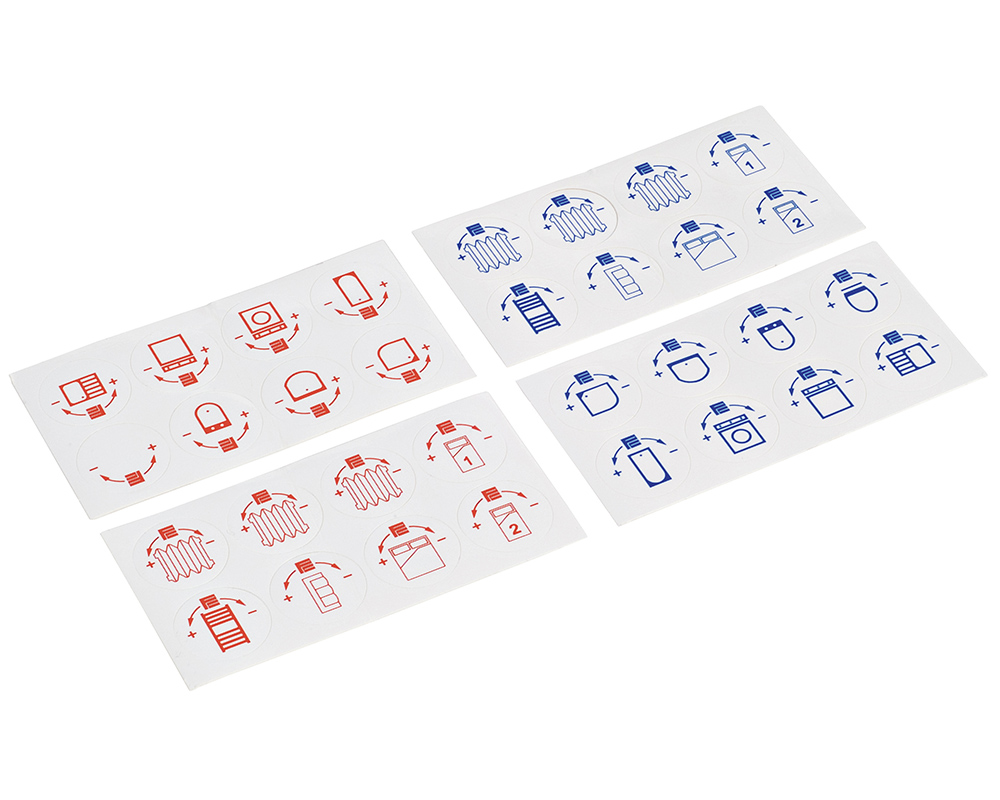 Labels for manifolds with valves - 463 | Pintossi+C