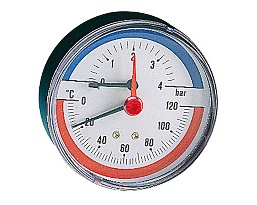 Thermomanometer with back connection - 570 | Pintossi+C